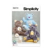 Simplicity Pattern C 5461 Rare Bear Sewing Pattern for Teddy Stuffed ...