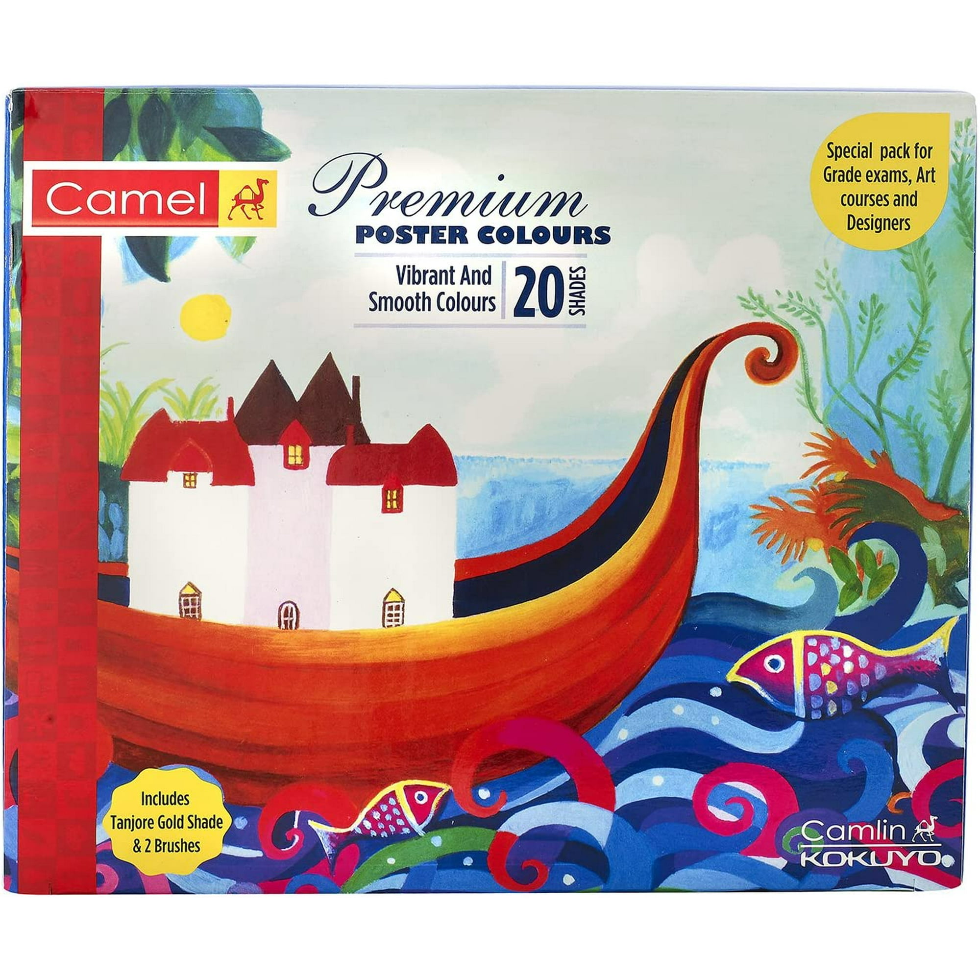 Click here for Camel Camlin Kokuyo Premium Poster Color - 15ml Ea... prices