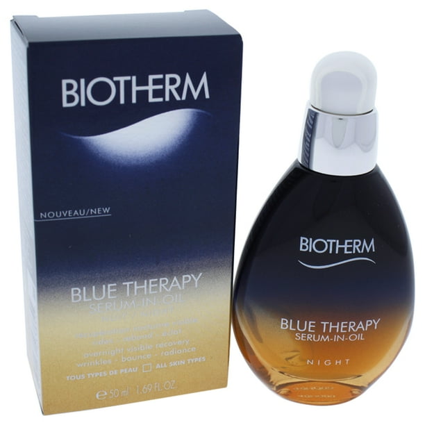 Biotherm - Blue Therapy Serum-In-Oil Night by for Women - 1.69 oz Serum ...
