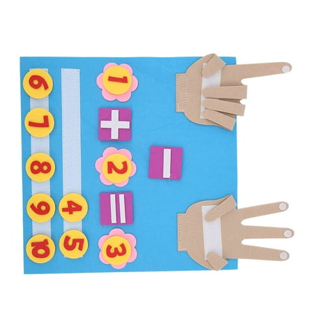 Toddler Busy Board, Number Busy Board Thick Felt Color Cognition For ...