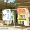 Acrylic Window Sign Holder with Suction Cup 8.5 X 11, 2 Packs Acrylic ...