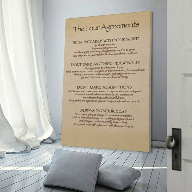 The Four Agreements Poster