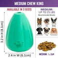 Chew King By Mammoth Premium Treat Dog Toy, Medium, Extremely Durable ...