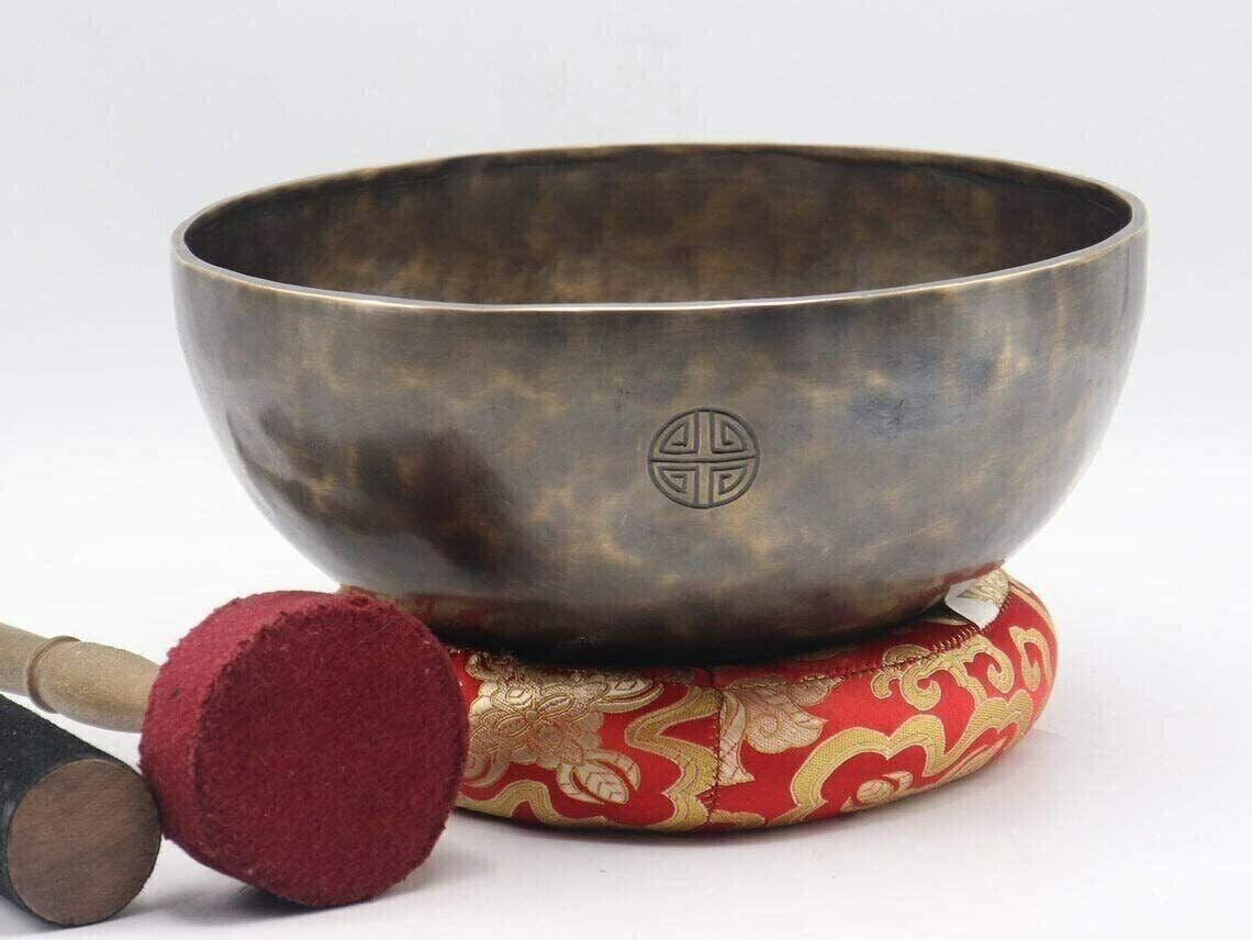 Full Moon Singing Bowl Tibetan Spiritual Himalayan Healing yoga Singing ...