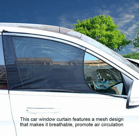 2pcs Window Curtains Car Window Mesh Screens Sunscreen window curtain ...