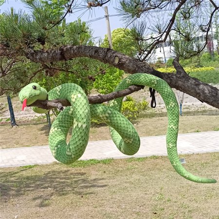 1pc 200cm/300cm Giant Snakes Plush Toy Simulation Long Golden Python ...