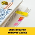 Post-it® Small Sticky Note Flags, Assorted Colors, .5 in. x 1.875 in ...