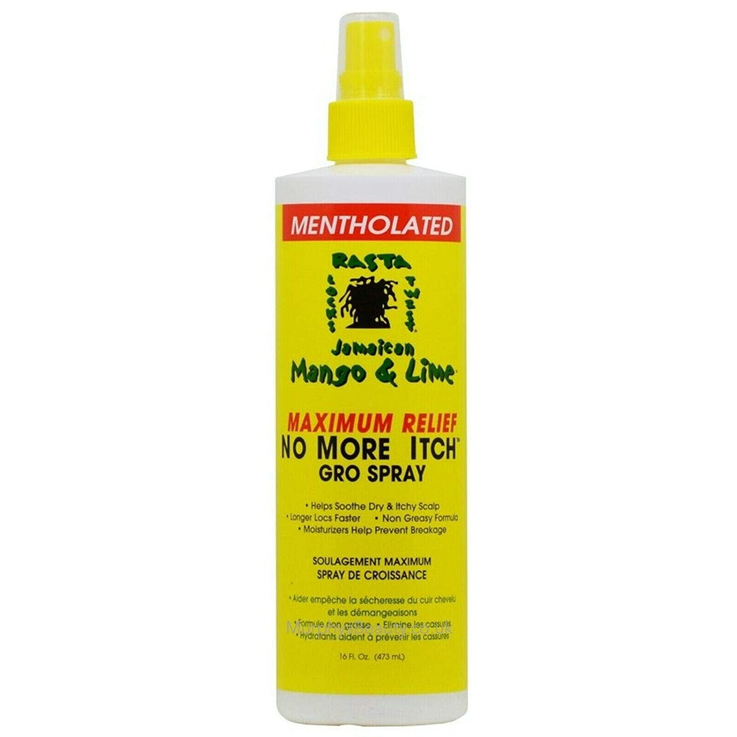 Jamaican Mango & Lime "No More Itch Gro Spray, Maximum Relief ...