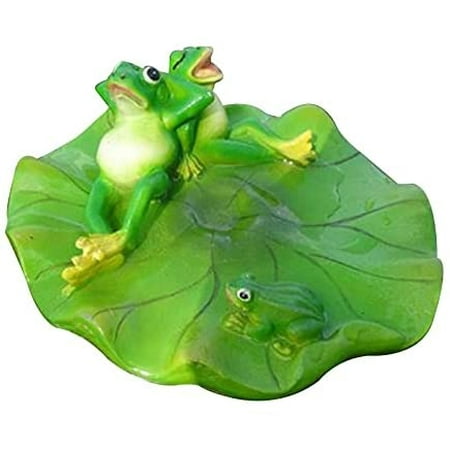 Creative Craft Resin Frog Figurine Decor Floating Frog Water Ornament ...