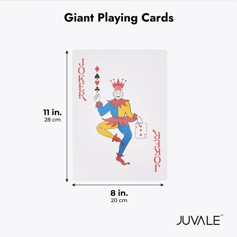 Giant Playing Cards Oversized