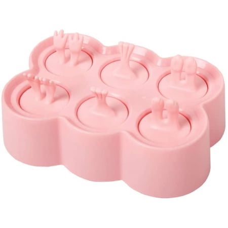 Popsicle Molds for Toddlers, Mini Ice Pop Molds, 6 Cavity Ice Cream ...