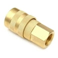 Apooke 5pcs Air Hose Fitting Quick Connects Brass Air Coupler and Plug ...