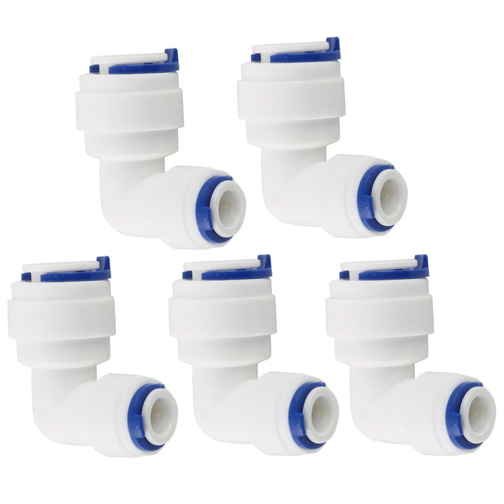 3/8-1/4 Inch OD Elblow Quick Connect Water Purifier Tube Fittings ...