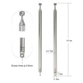Eightwood 7 Sections Telescopic 74cm AM FM Radio Antenna - Walmart.com