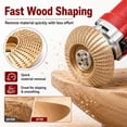 Angle Grinder Wood Carving Disc Set, Tungsten Carbide Polishing Pad for ...