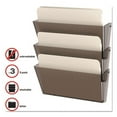 Unbreakable Docupocket 3-Pocket Wall File, Letter, 14 1/2 X 3 X 6 1/2 ...