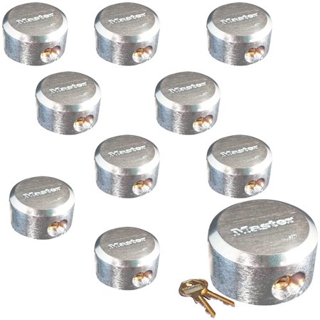 Master Lock Pro Series Hidden Shackle Padlocks, Keyed Alike 6271NKA-10 ...