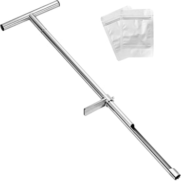 INTBUYING Soil Sampler Probe Stainless steel Soil Sampling Testing ...