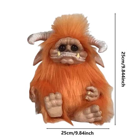 Labyrinth Plush Toy Stuffed Animal Maze Red Hairy Big Mouth Monsters ...