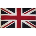 SEWN COTTON 3' X 5' ENGLAND UK FLAG - UNION JACK - ENGLISH - BRITISH ...