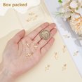 12Pcs Brass Pendants with Jump Ring Real 18K Gold Plated 15x8x1.5mm ...