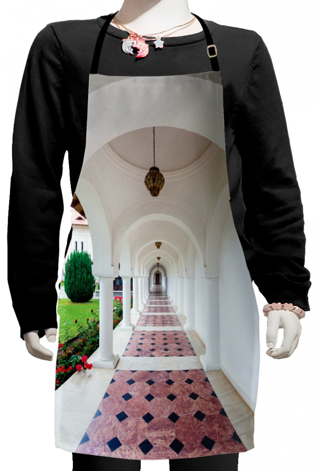 Travel Kids Apron, Dome Arched Colonnade Hallway at Sambata De Sus ...