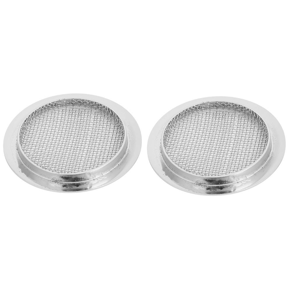 FAGINEY 2PCS Resonator Guitar Sound Hole Cover Inserts Screen Metal for ...