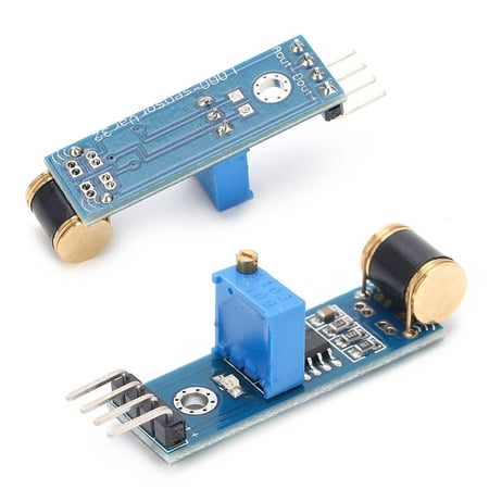 ANGGREK Sensor Module 4‑Pin 801S Vibration Shock Adjustable Sensitivity ...