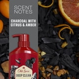 Old Spice Volcano Charcoal Shampoo for Men, All Hair Types, 21.9 fl oz ...
