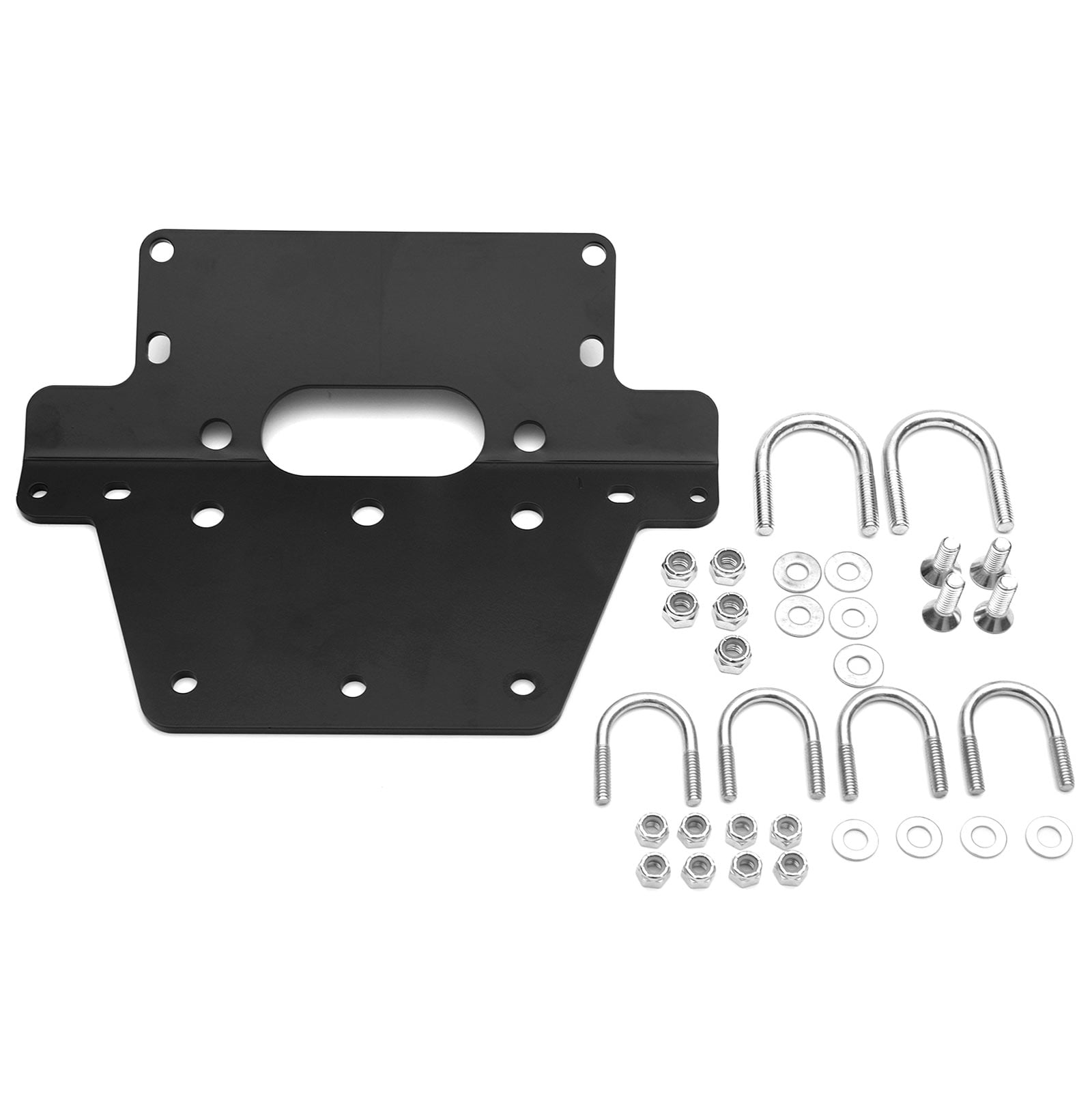 Heavy-Duty ATV Winch Mounting Plate for Honda Rancher Constructed with ...