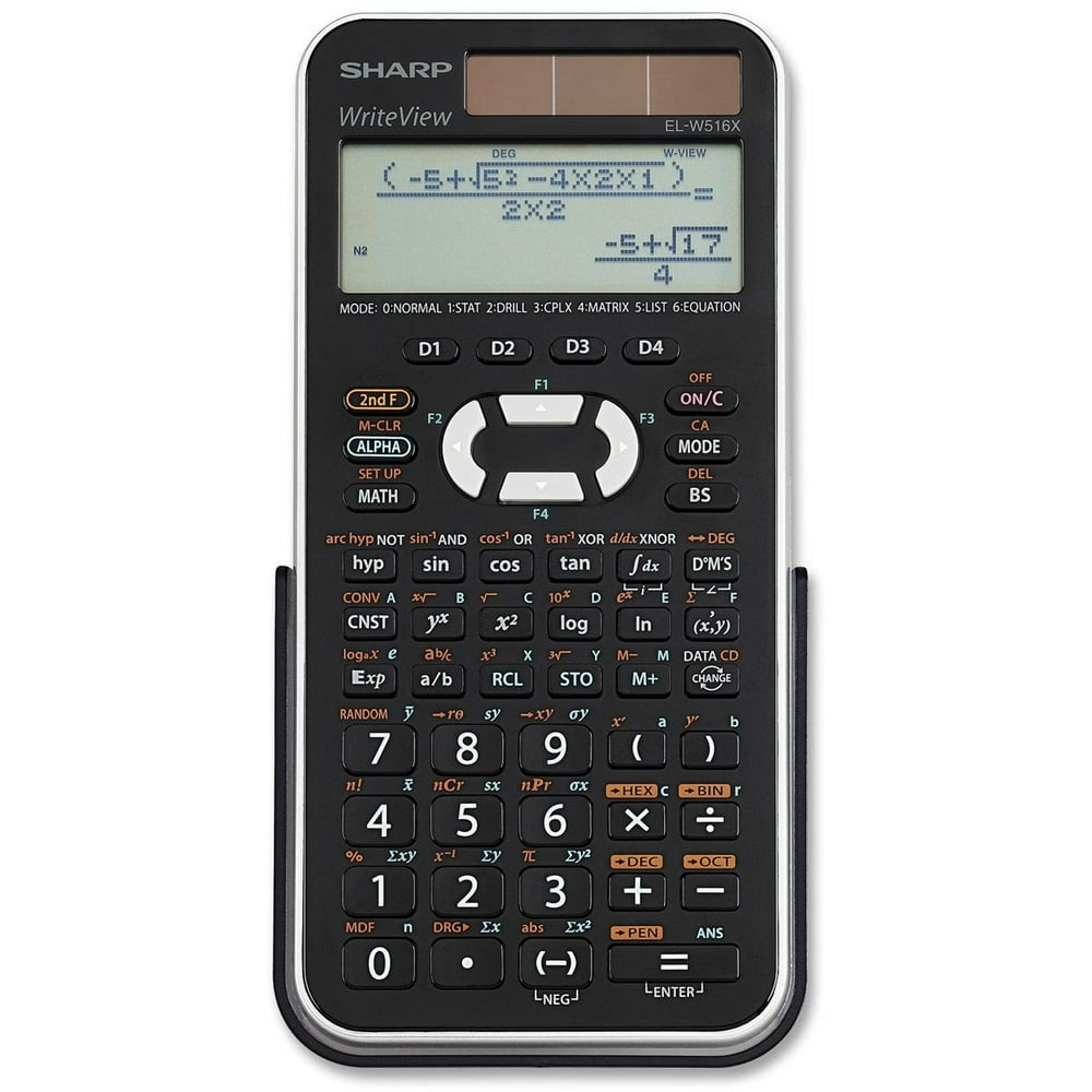 Sharp EL-W516XBSL Scientific Calculator, Black - Walmart.com - Walmart.com