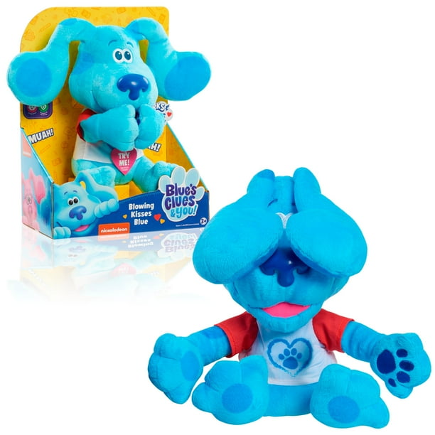 Blue’s Clues & You! Blowing Kisses Blue Feature Plush Stuffed Animal ...