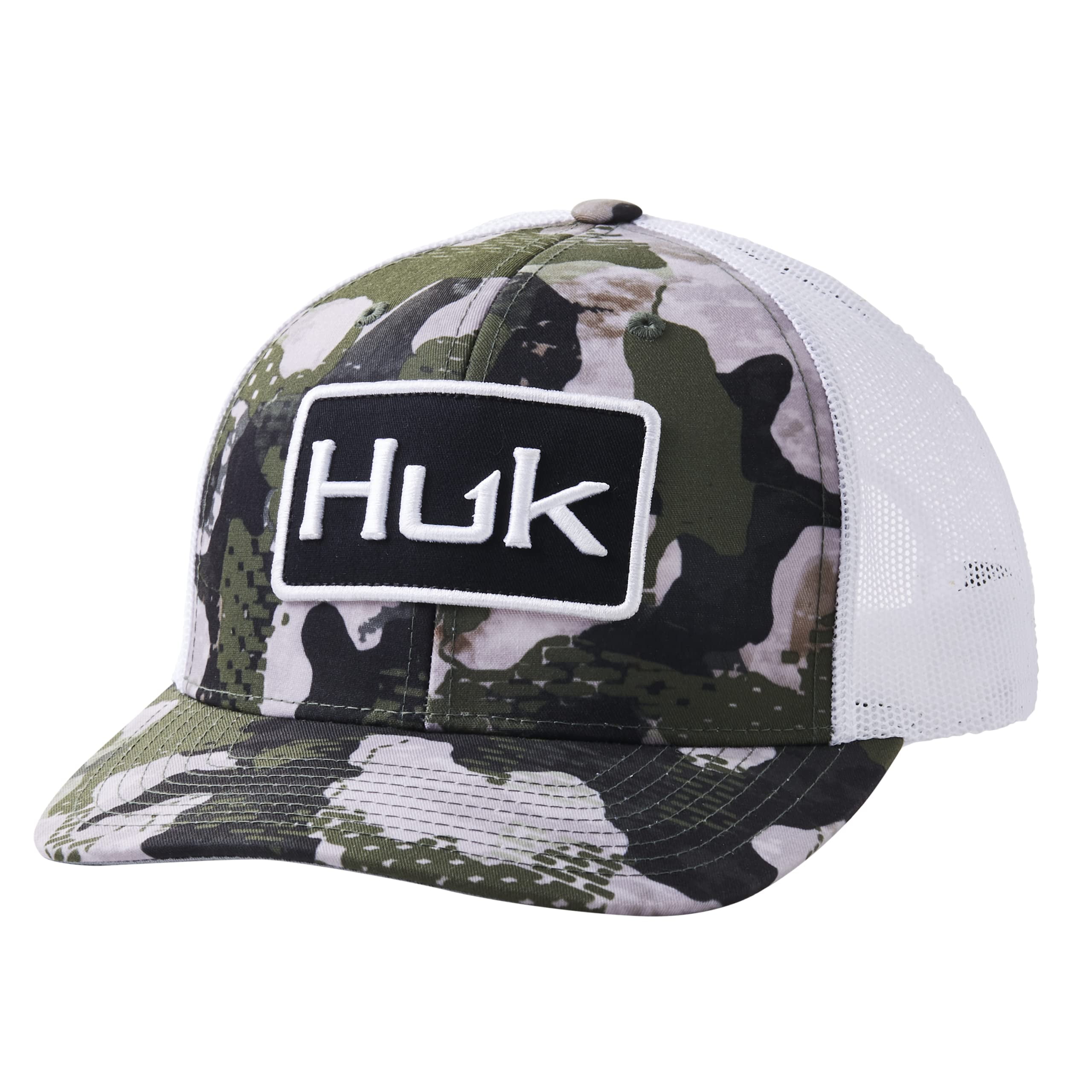 Huk Men's Huk'd Up Angler Refraction Hat (Hunt Club Camo, One Size ...