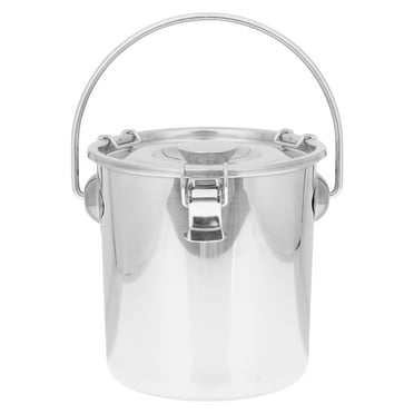 AmeriHome Large Stainless Steel Bucket Set – 3 Piece - Walmart.com