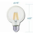 Great Value G25 LED Bulb, 4.5-Watt (60W Equivalent) Soft White ...