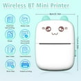Mini Thermal Printer, C9 Bluetooth Label Maker, Portable Label Printer ...
