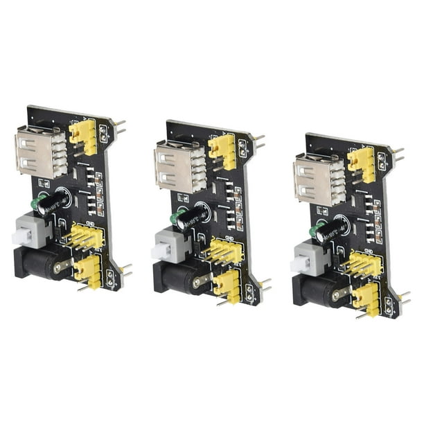 Breadboard Power Supply Module, 3Pcs Independent Control Simple DC 6.5 ...