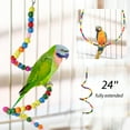 Prime Pets 13Pcs Bird Cage Toys, Parakeet Accessories, Swing, Hammock ...