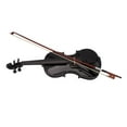UBesGoo 4/4 Full Size Violin Set with Case, Bow, Rosin, Black - Walmart.com