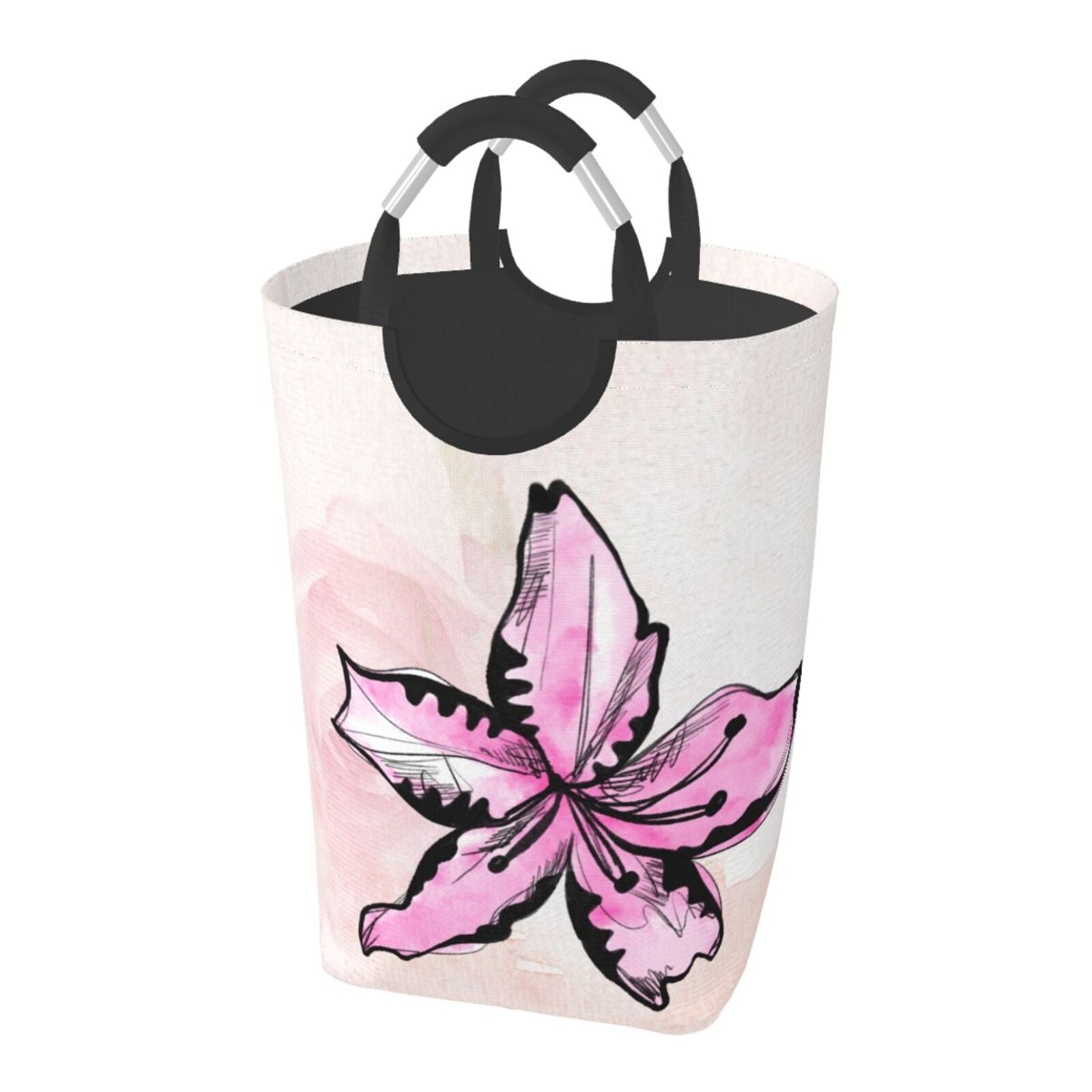 XMXY Graffiti Flowers Rectangular Laundry Basket Organizer,Collapsible ...