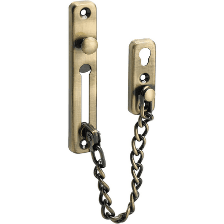 HEIBIN Security Door Chain Narrow Door Limiter Spring Loaded Anti-Theft ...