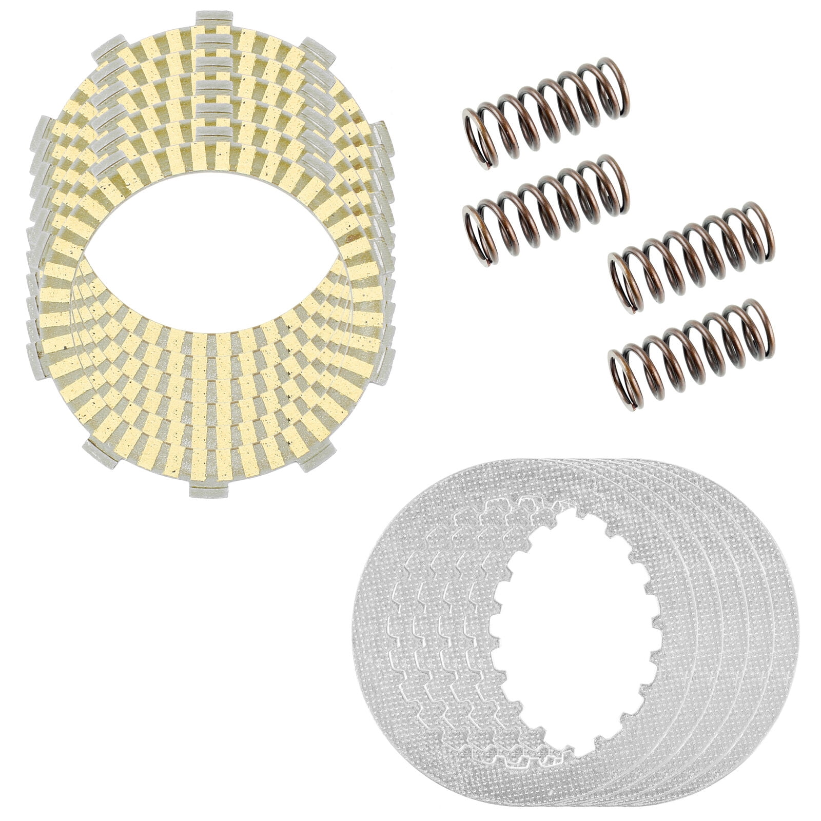 Clutch Friction Steel Plates Kit for Honda TRX420FM FM1 FM2 Rancher 420 ...