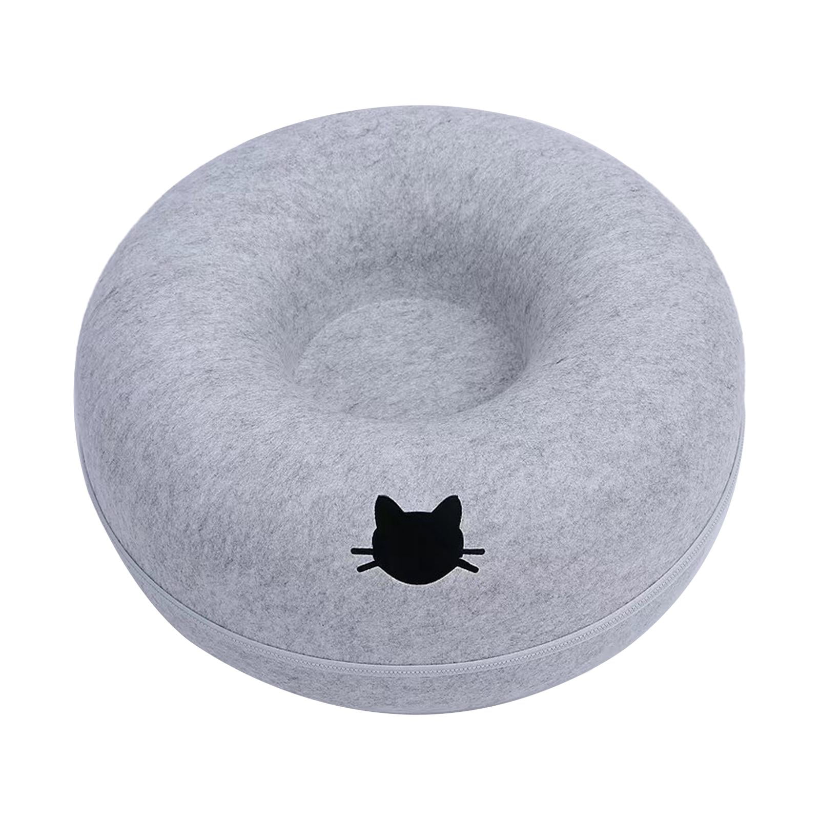 Click here for Bunblic Cat Tunnel Bed Donut Felt Cat Cave For Mul... prices