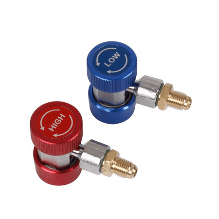 Adjustable AC R134A R134A Quick Coupler Connector Adapter Top Bottom 1 ...
