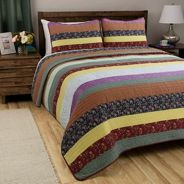 Victoria 5 piece Quilt Set Full/Queen - Walmart.com