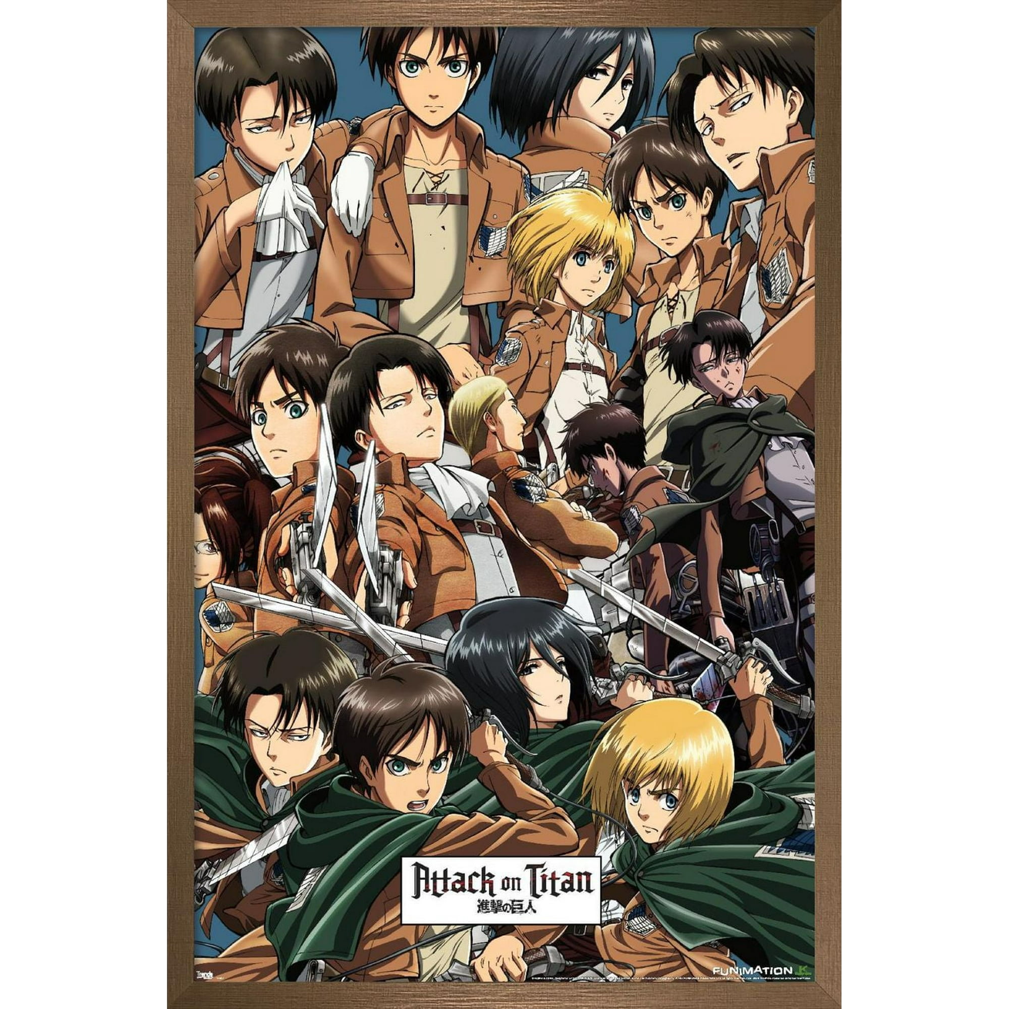 Click here for Trends International Attack On Titan - Collage Wal... prices