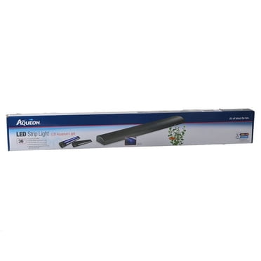 Aqueon Fluorescent Single Strip Aquarium Light, 24", Black - Walmart.com