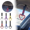Car Seat Hooks Heart Shaped Car Wristband Decorative Warning Ring Rear ...
