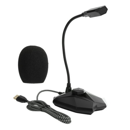USB Computer Microphonefor Win,G35 Wired Computer Microphone Adjustable ...