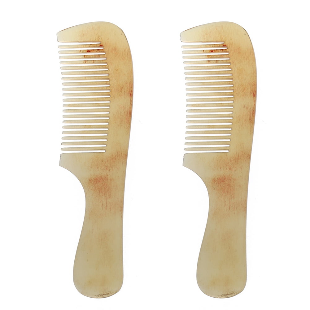 Click here for Unbranded 2x Professional Beauty Ox Horn Hair Comb... prices